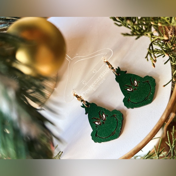 Desireearringz | Jewelry | Grinch Earrings | Poshmark